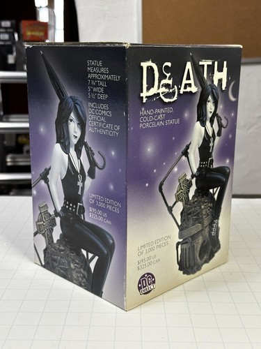 2001 Death Hand Painted Cold Cast Porcelain Statue DC Direct Limited ...