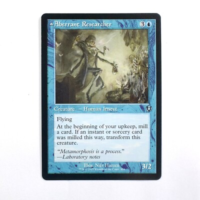 Aberrant Researcher // Perfected Form - MTG -Innestrad Remastered - NM ...