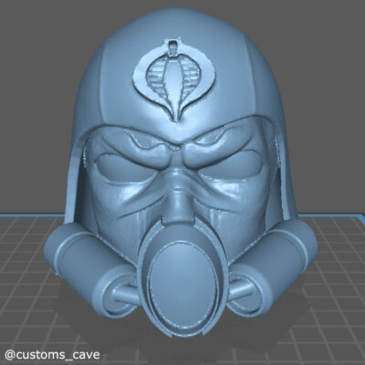 Cobra BAT Leader Overkill custom head for GI Joe Classified 6" action ...