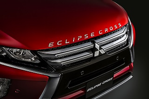 Genuine OEM Mitsubishi Hood Emblem Badge Nameplate Chrome "ECLIPSE ...