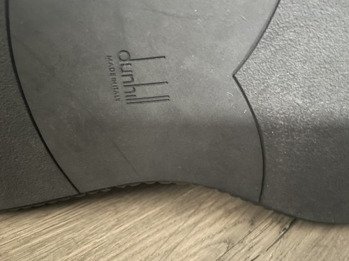 DUNHILL BLACK CREPE SOLES CREEPERS BEETLE CRUSHERS SHOES SIZE 44 10-10. ...