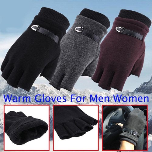 Soft Car Driving Keep Warming Mittens Winter Gloves Warm Gloves Half ...