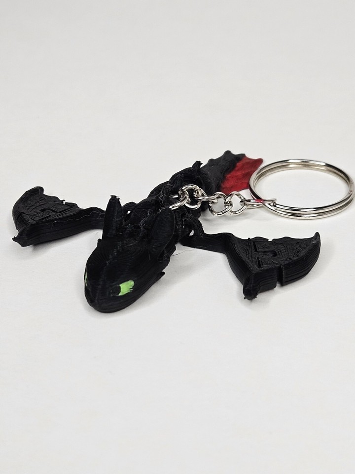 Toothless Keychain 3d printed | eBay