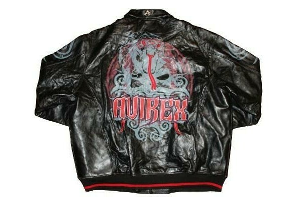 VTG RARE! AVIREX 'COBRA' Snake Japanese Leather Jacke… - Gem