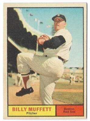 BILLY MUFFETT 1961 Topps #16 Boston Red Sox SALE GOES TO GOOD CAUSE 🔥⚾🔥 ...