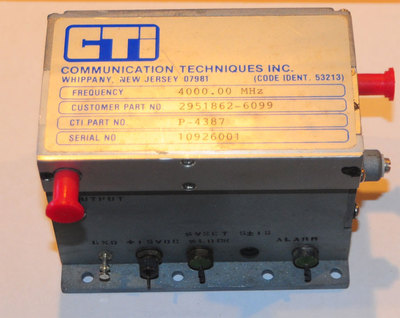 CTI Communication Techniques RF Frequency Source P-4381 4000 MHz | eBay