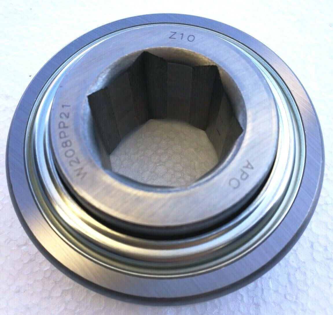 Premium New W208PP21 AG Baler Bearing 1-1/4" Hex Bore AE46606 HPC104TPA ...
