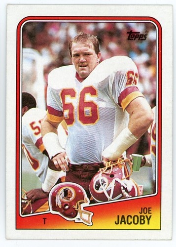 1988 Topps #16 Joe Jacoby Washington Redskins Football Card | eBay