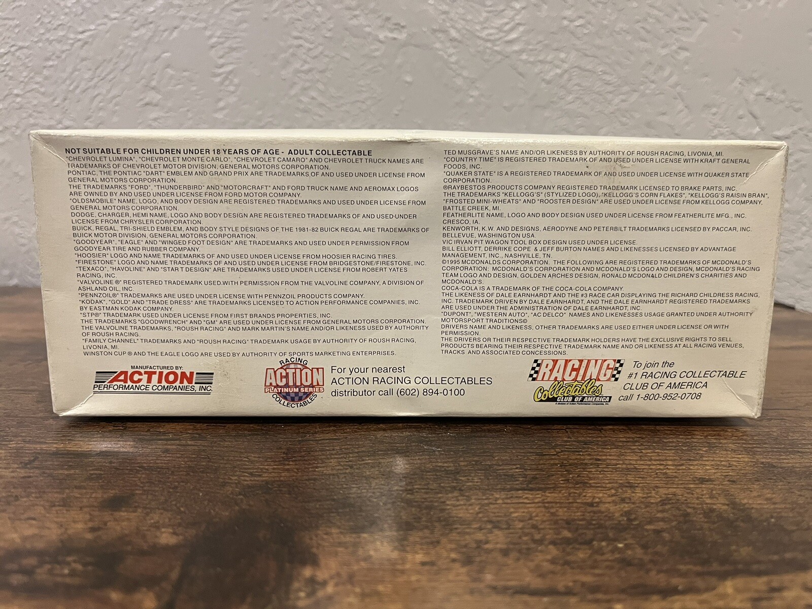 Dale Jarrett 1995 Texaco Havoline #28 Ford 1/24 Skybox Vintage NASCAR ...