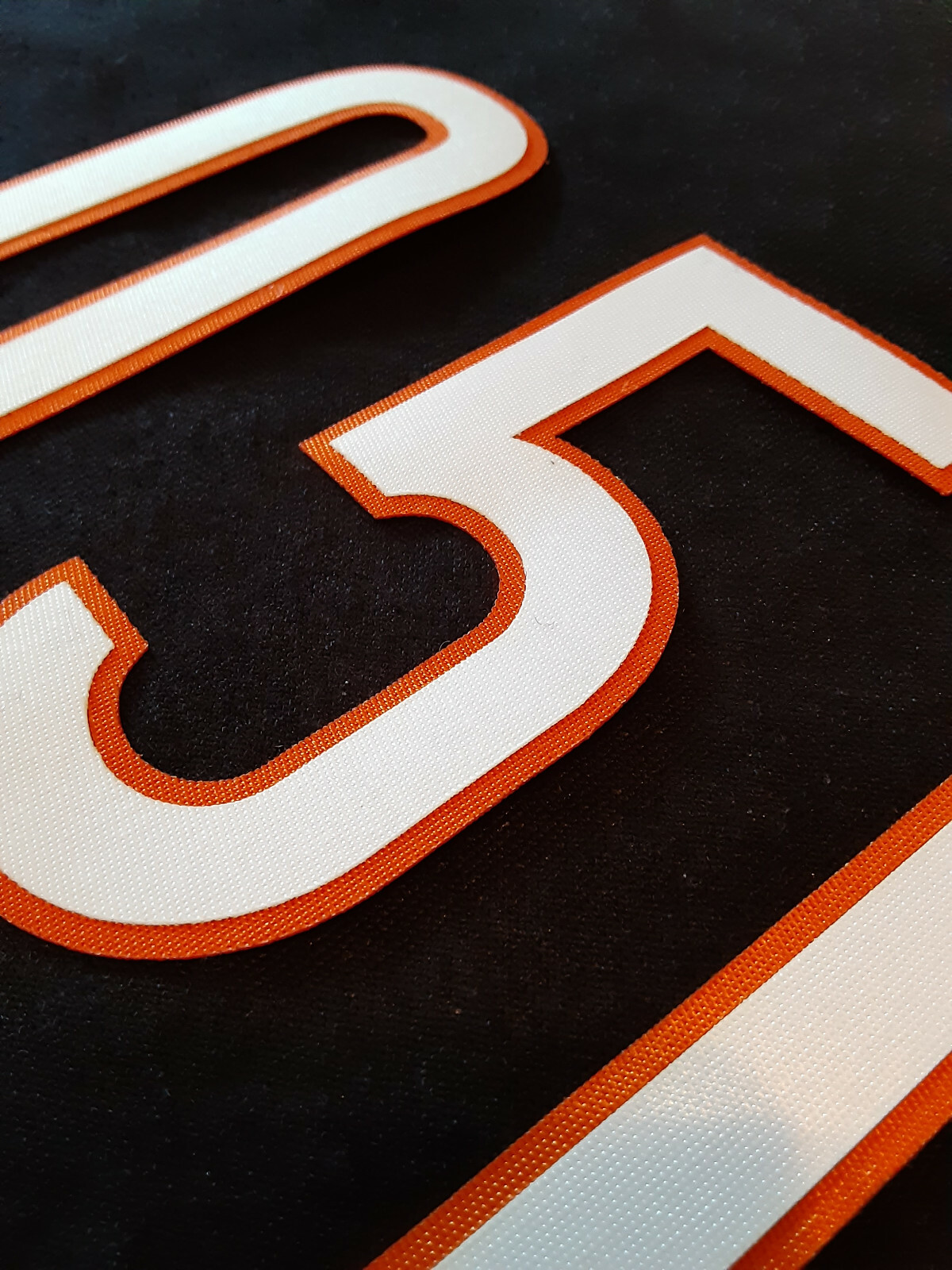 Tackle Twill Numbers 4" Chicago Bears 2 Color NFL Authentic Jersey ...