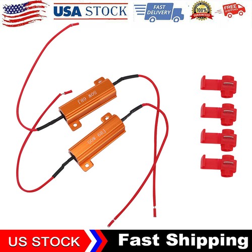 New 50W 6RJ 6ohm Load Resistor LED Decoder Fix Turn Signal Blinker ...