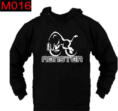 Hooded Sweatshirt Monster Black Hoodie Sweatshirt M016 | eBay Australia