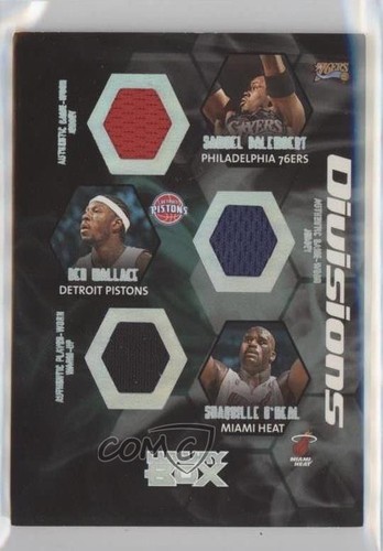2005 Luxury Box Divisions Relics Amare Stoudemire Samuel Dalembert Ben ...