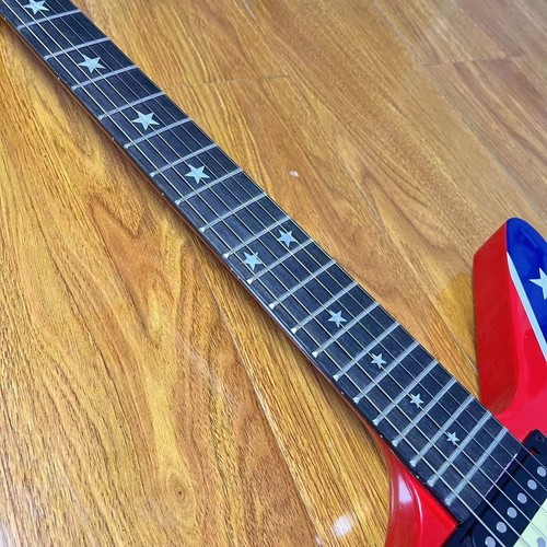 Washburn Dimebag Darrell Signature Red Electric Guitar Fedral Flag 2H ...