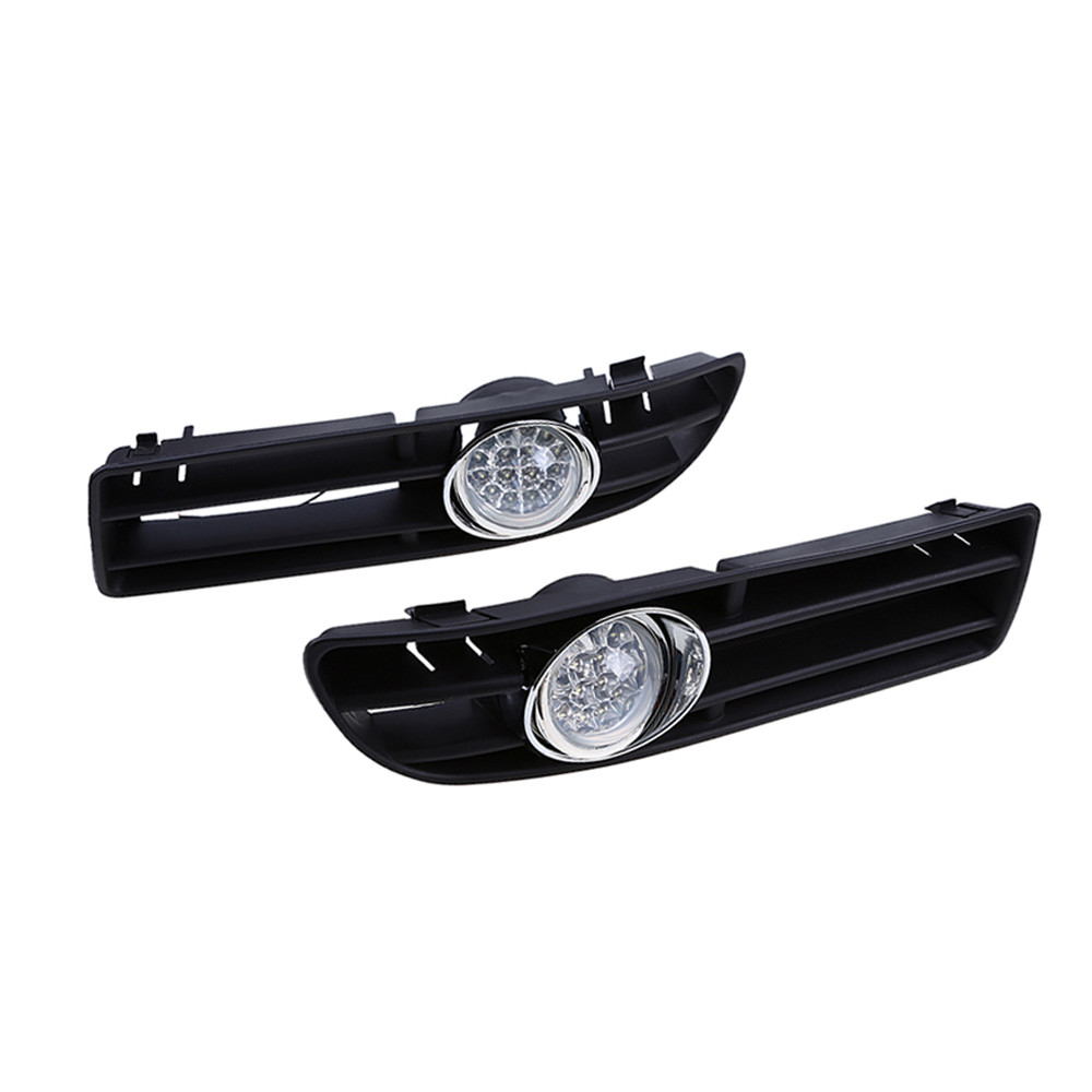 2Pcs/Set Front GRILLE LED FOG LIGHT LAMP FOR VW BORA MK4 99-04 Grill ...