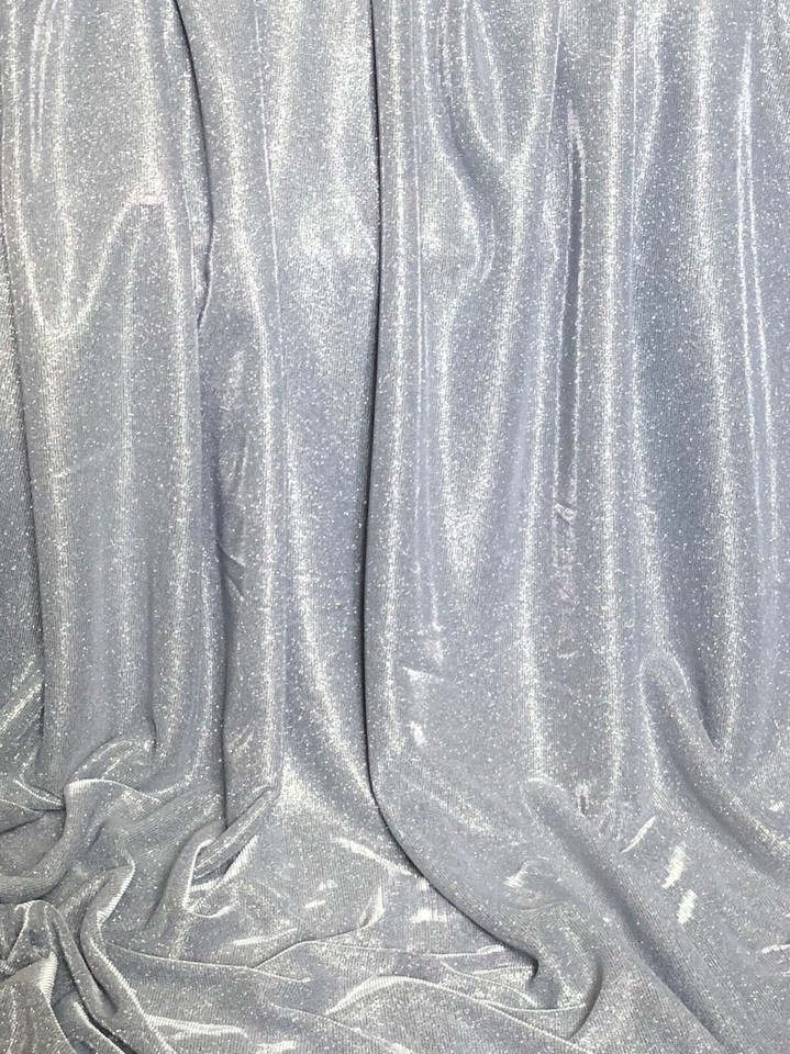 Sparkly Glitter Stretch Moonlight Fabric 58”wide Dress Bridal Costumes ...