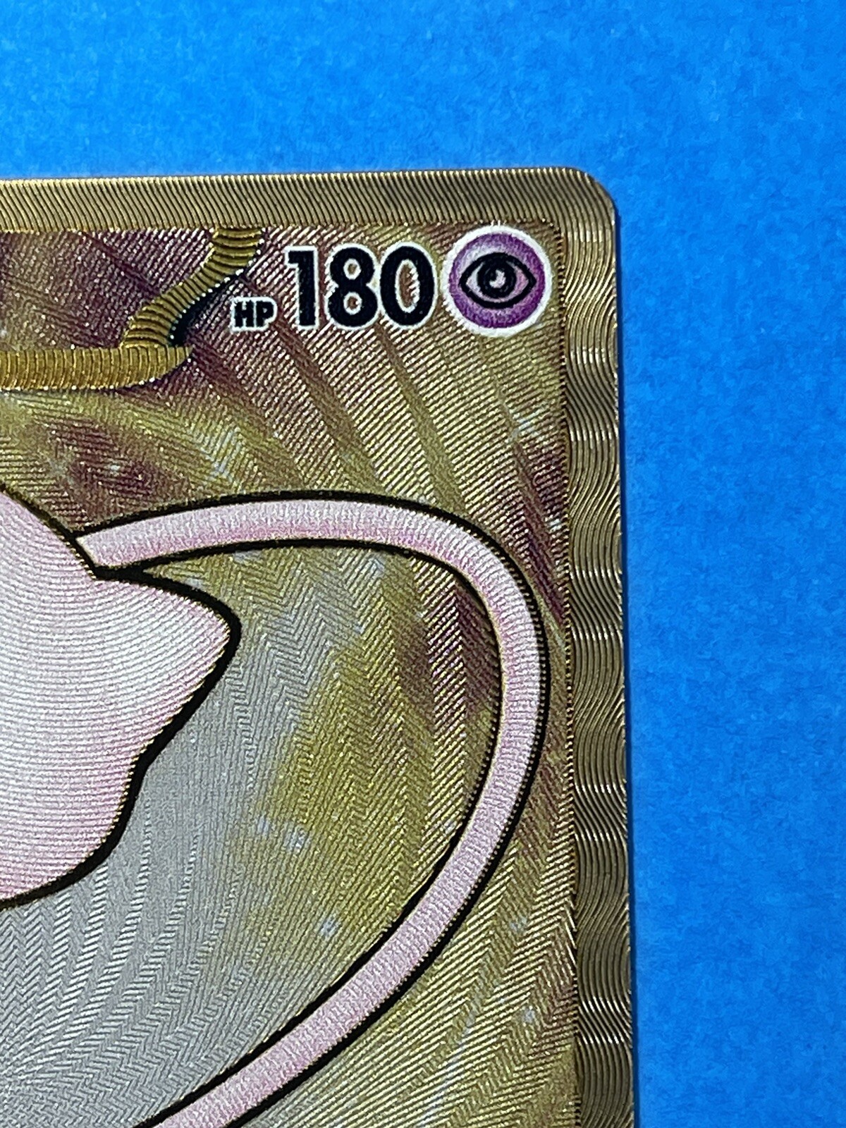 Mew 205/165 Pokemon TCG Scarlet & Violet 151 Gold UPC Promo Metal Card ...