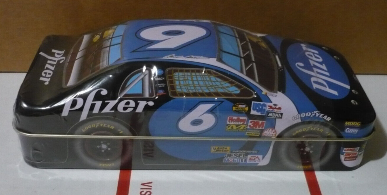 Nascar Balmer Mark Martin Tin Pfizer Car Factory Sealed | eBay
