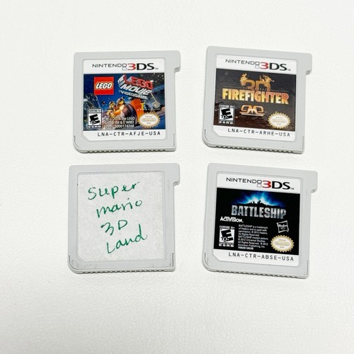 Super Mario 3D Land + Lego Movie + Firefighter + Battleship 3DS Game ...