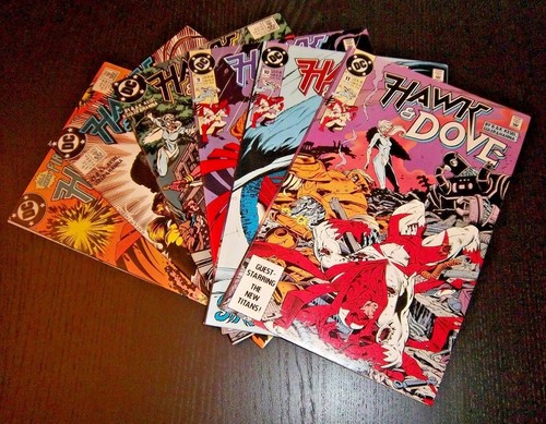 Hawk & Dove - Lot / 6 Issues: 1 2 3 9 10 11 Excellent Condition 1989 ...