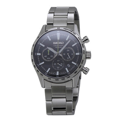 Seiko Essentials Chronograph Tachymeter Stainless Steel Men's Sport ...