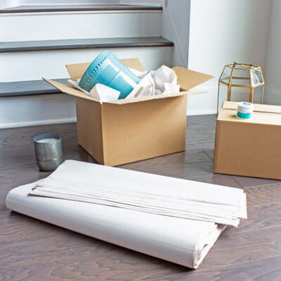 Recycled Packing Paper, 24 in. x 30 in. Unprinted, 500 Sheets Moving ...