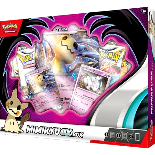 Nintendo Pokemon TCG Mimikyu EX Box - 4 Packs 820650872181| eBay