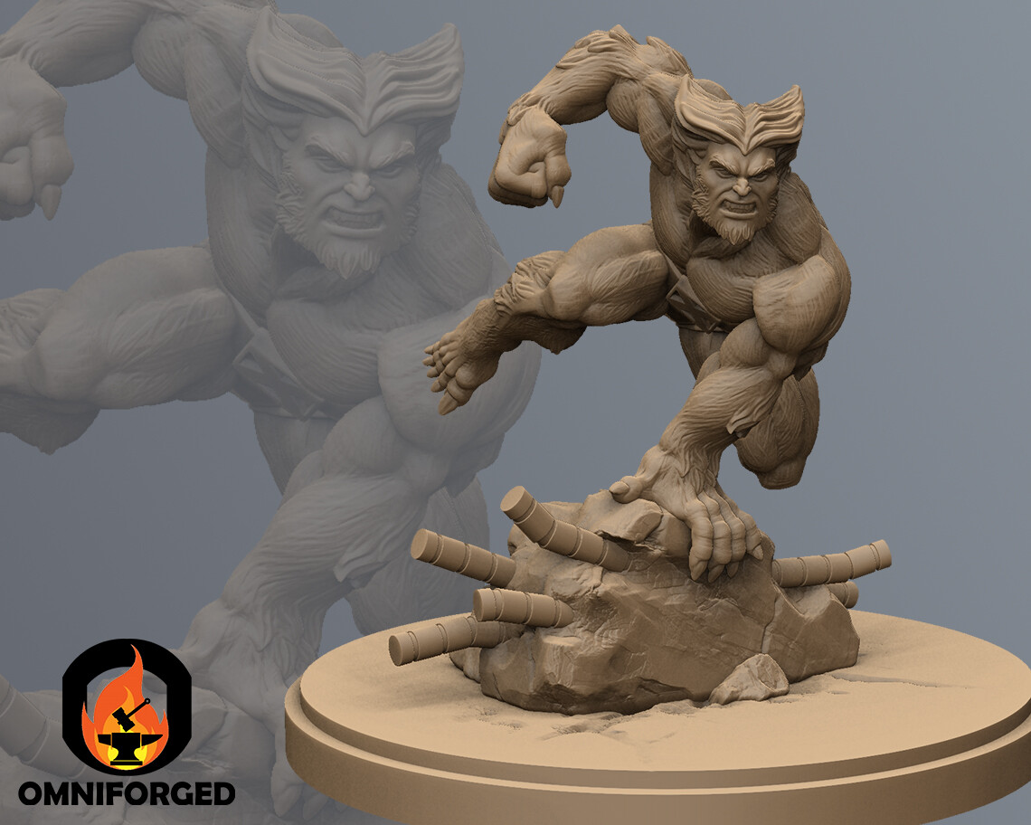 Beast Proxy works with Marvel Crisis Protocol C27 Superhero Mini ...