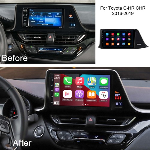 Android 10.1 Car Radio GPS Navi WiFi Stereo Carplay For Toyota C-HR Chr ...
