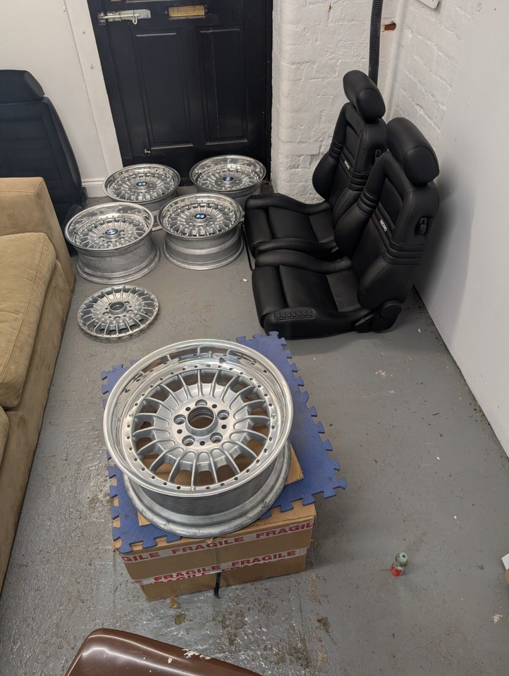 CLASSIC BMW DEEP DISH ALLOY WHEELS not BBS ALPINA HARTGE RIAL RS RC ...