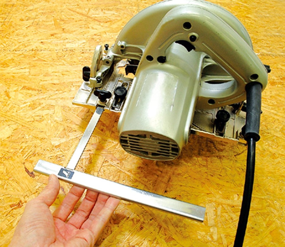 SHINWA Circular Saw Guide L-Angle EX Edge Guide for Circular Saws 45 cm ...