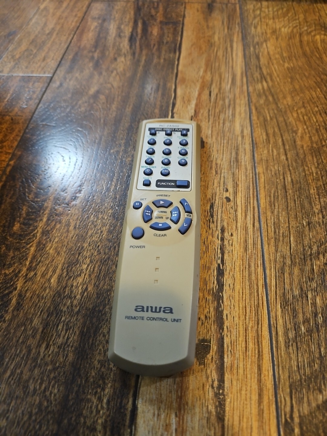 Aiwa Rc-zas02 Audio System Remote Control Original Genuine A908 for ...