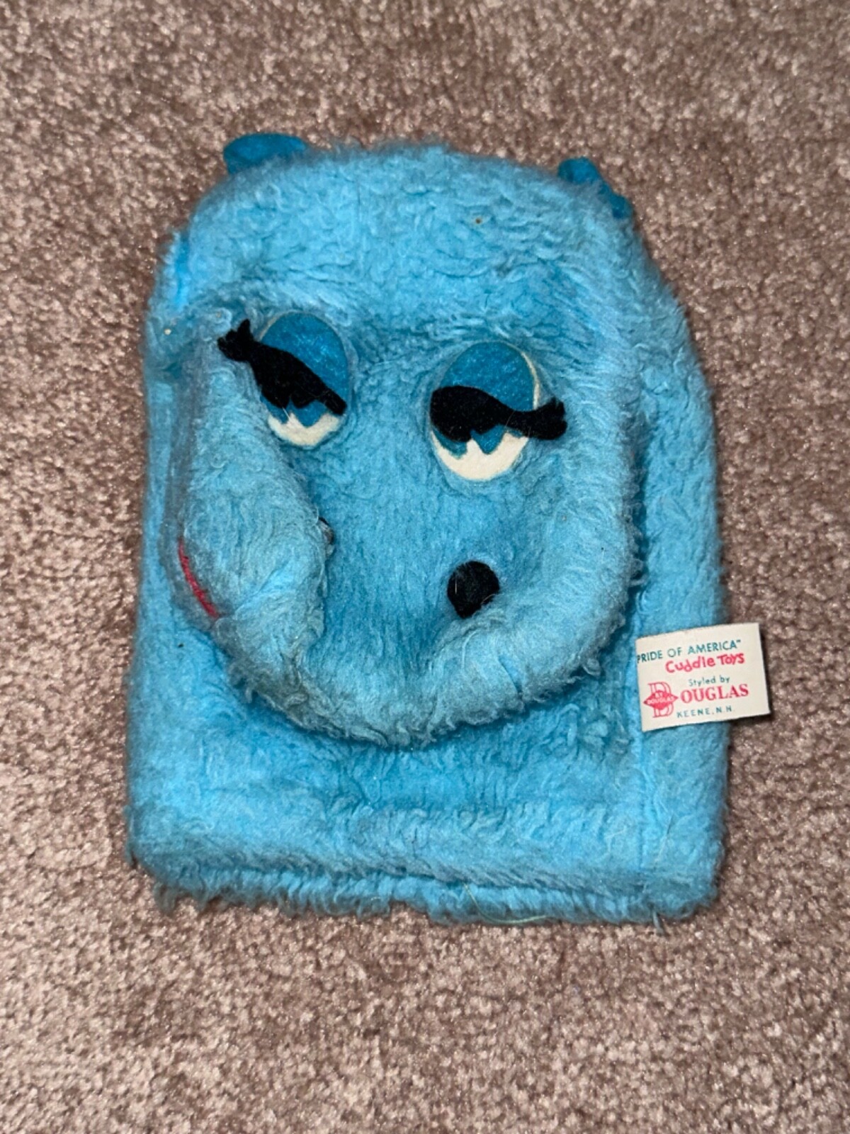 RARE Vintage Blue Hand Puppet Pride of America Cuddle Toys Douglas ...