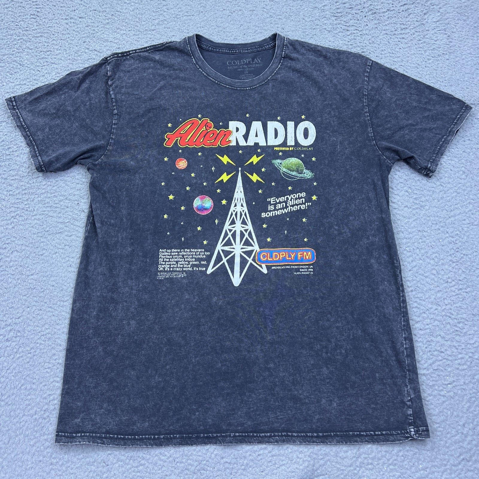 Coldplay Music Of The Spheres 2022 Alien Radio Tour C… - Gem