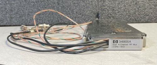 Agilent HP Keysight 34905A 50-Ohm Module, 2 GHz Dual 1:4 RF Mux | eBay