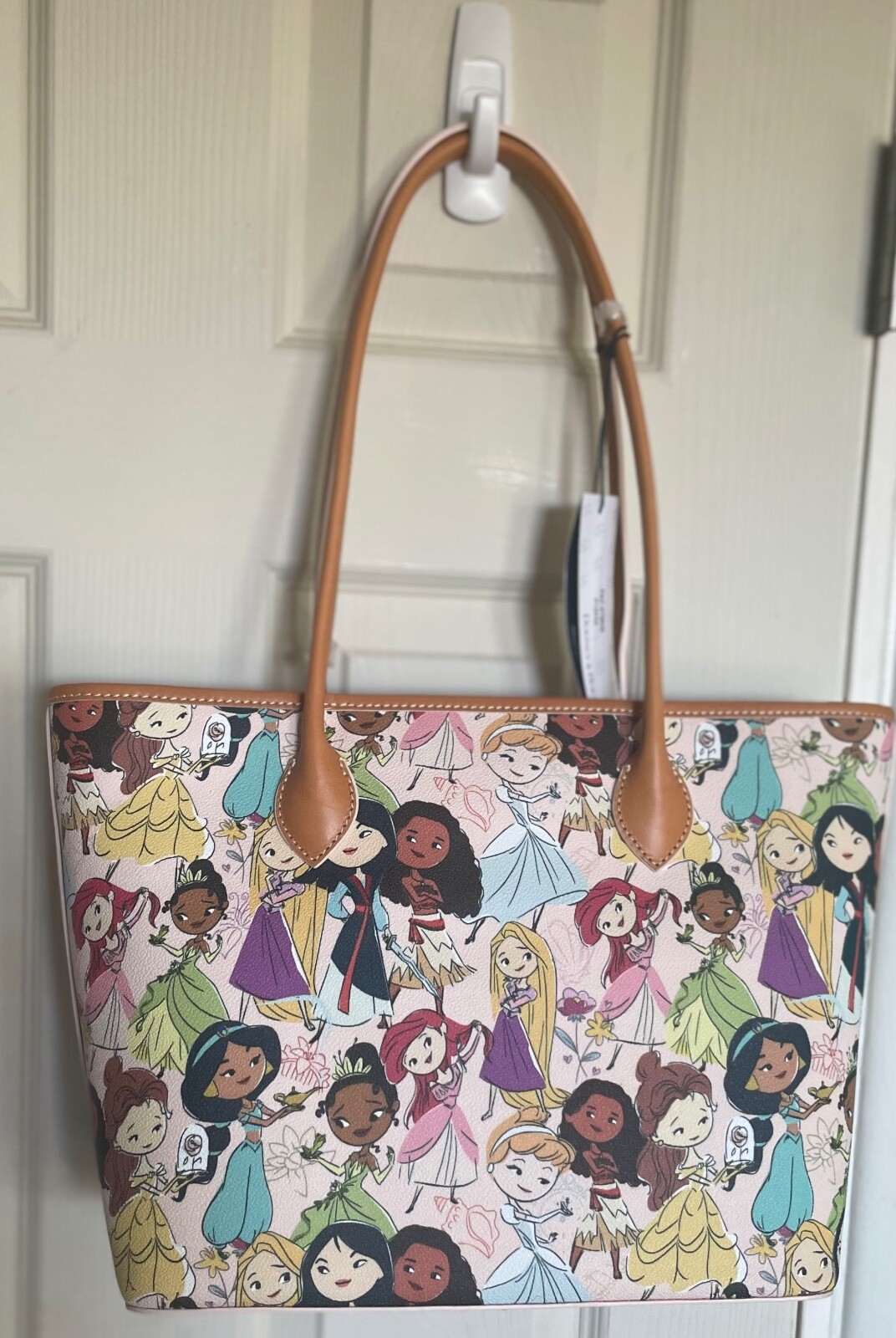 Dooney & Bourke 2022 Disney Parks Animators Multi Princess Tote Bag NWT ...