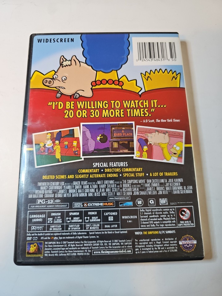 The Simpsons Movie DVD 24543484318 | eBay