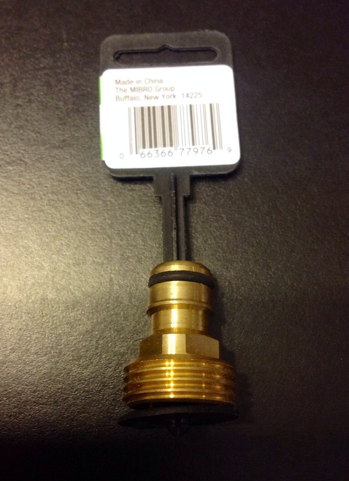 Garden Plus Male - Brass - Quick Connect Hose End Connector | eBay