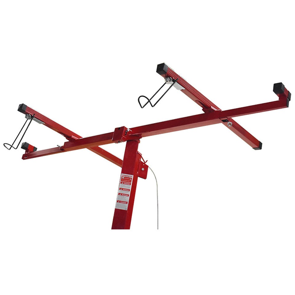 16FT Drywall Lift Plasterboard Panel Sheetrock Hoist Lifter With Safety ...