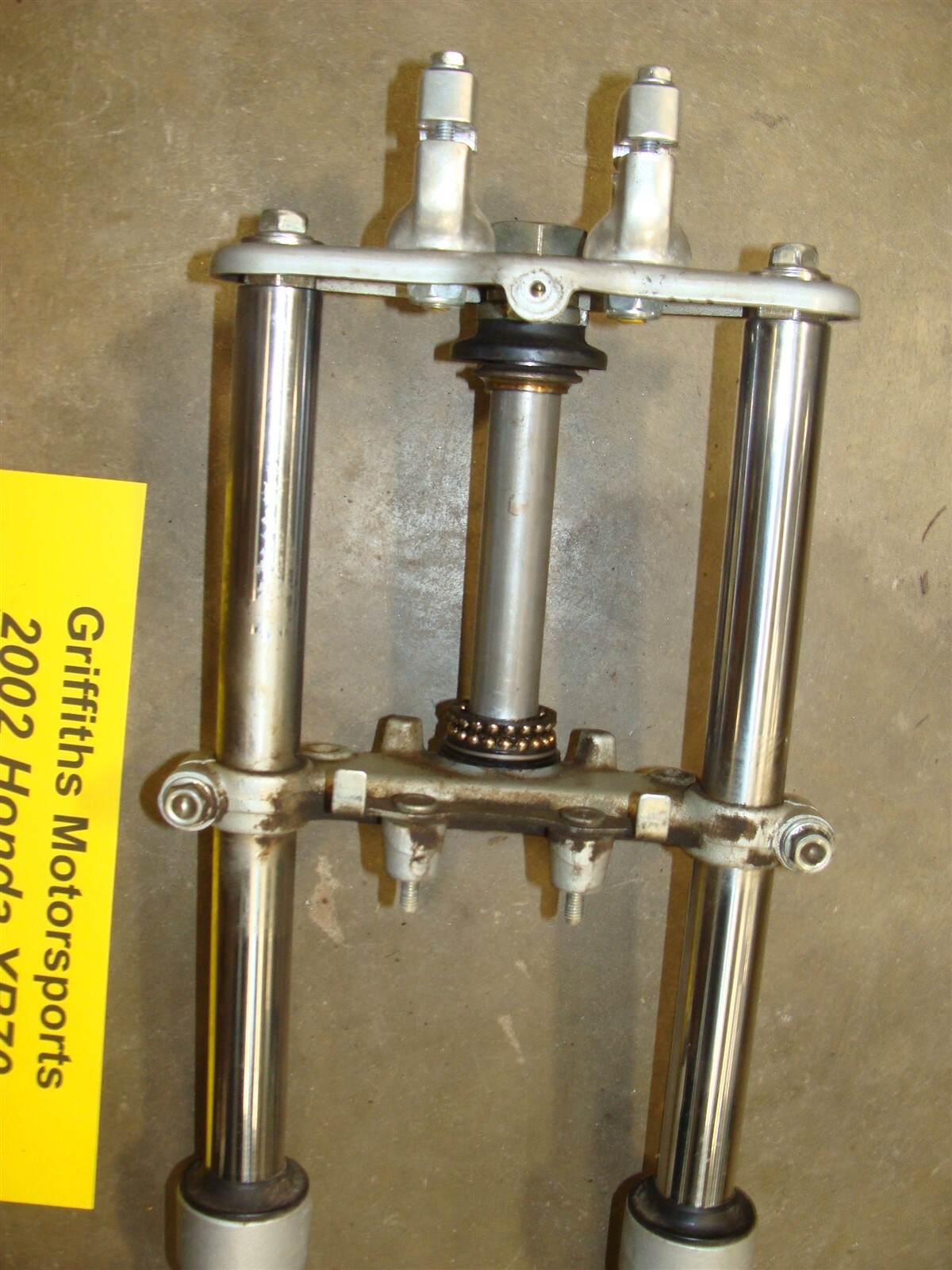 2002 Honda XR70R oem crf70 front forks shock legs triple tree clamp ...