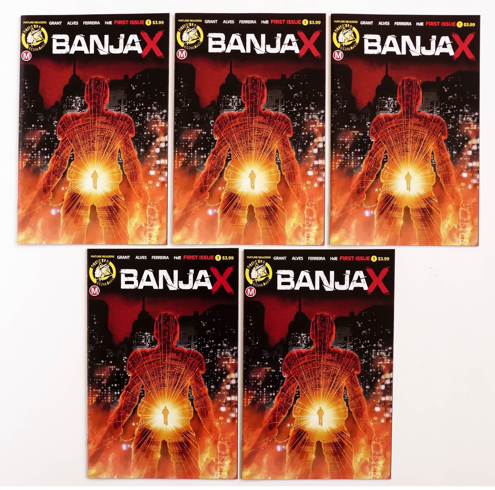 Banjax #1 Cover A ( 5 Copies) Regular Fabio Alves Cover Action Lab 2019 ...