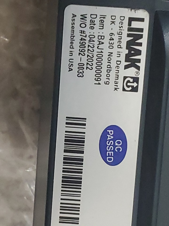 Invacare Linak Reliant Patient Lift Battery Only BAJ100000091 Date 04 ...