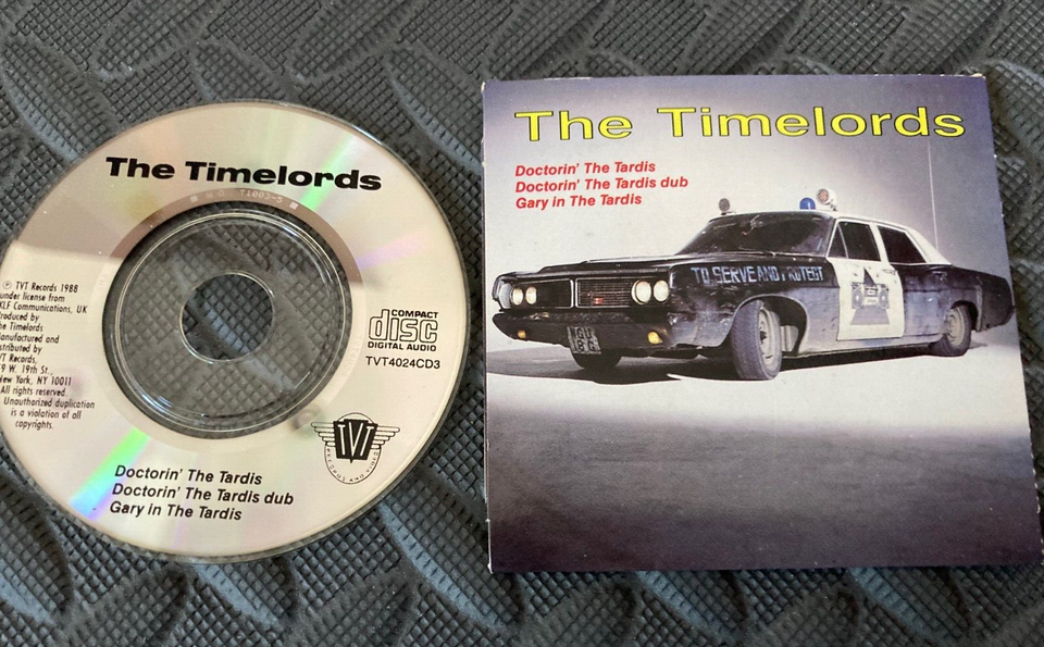 TIMELORDS DOCTORIN' THE TARDIS CD MAXI SINGLE BONUS CUTS Gary Glitter ...