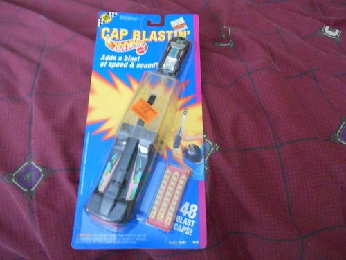 1990 Hot Wheels BLAST TRAX #9450 Cap Blastin’ Dock w/ 48 Blast Caps-Black Car | eBay