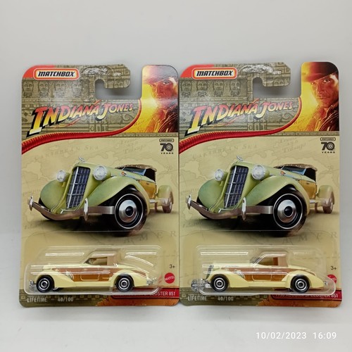 2 pièces Matchbox 70 ans 1936 Auburn Speedster 851 EXCLUSIVE Indiana ...