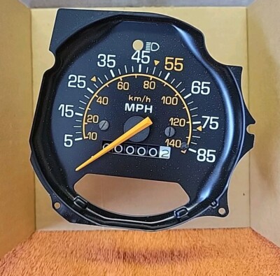 A16•Vintage AC Speedometer Odometer Headunit 1982 Chevy Chevette ...