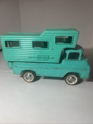 Vintage #5300 Custom Camper Truck Pressed Steel Ford Turquoise ...