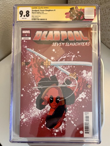 Deadpool Seven Slaughters 1 CGC SS 9.8 Frank Miller signature series ...
