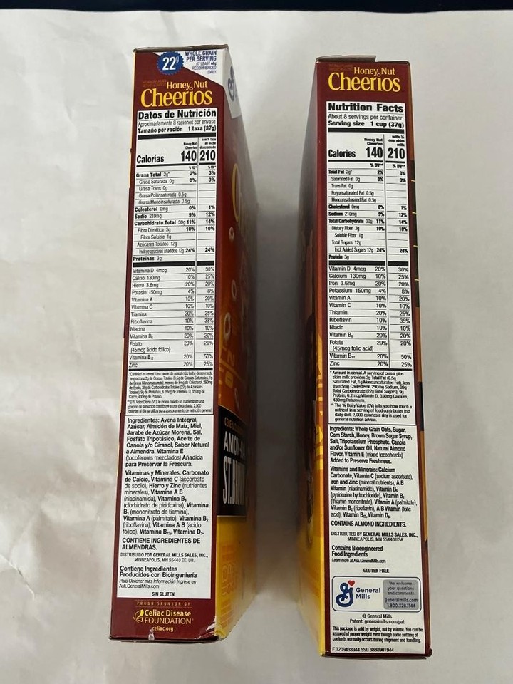 Amon-Ra St Brown Honey Nut SEALED Cheerios NFL Box Cereal Celebrations ...