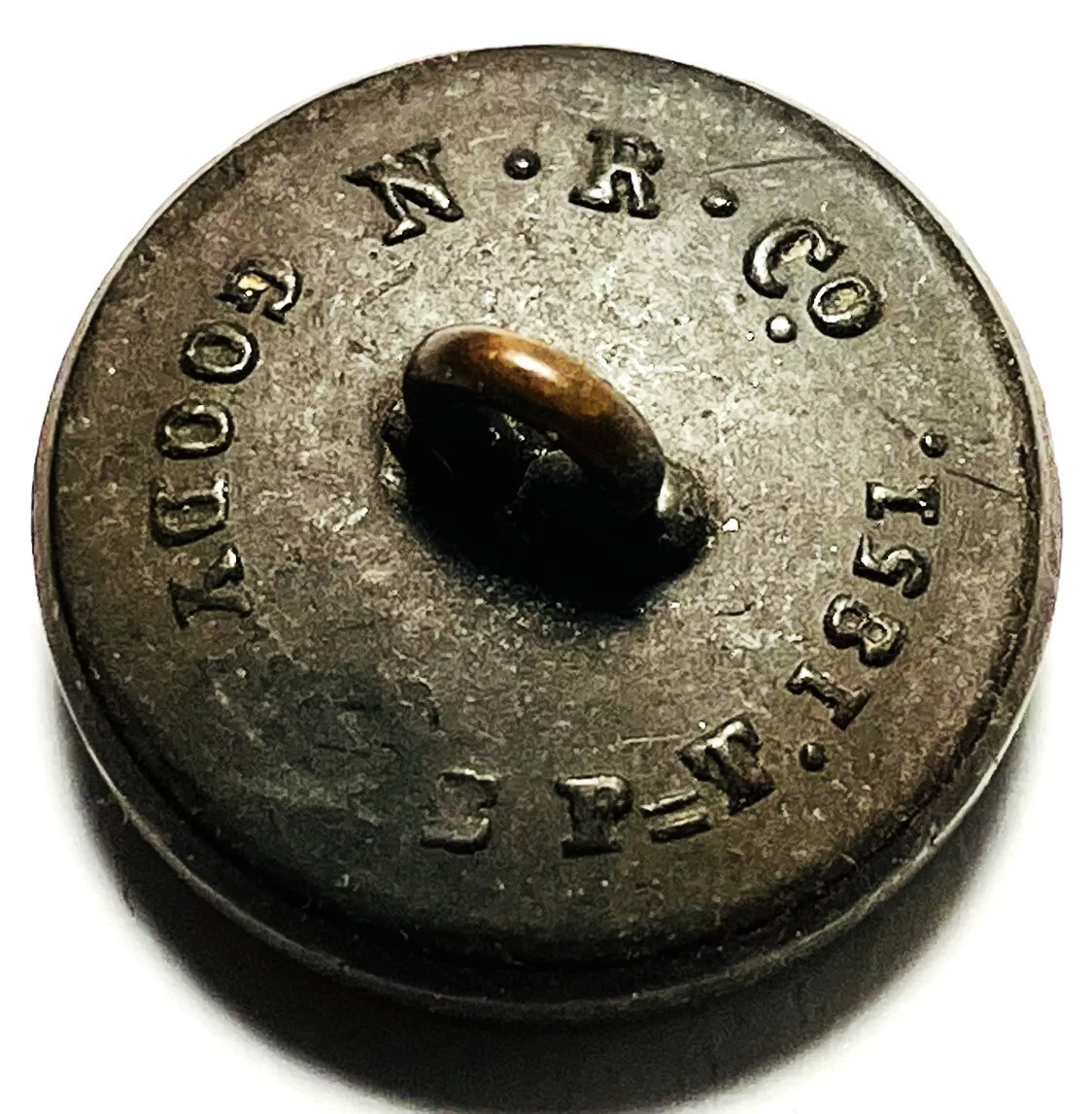 Antique Hard Rubber GOODYEAR Button DRUM SHAPE DESIGN 11/16" | eBay